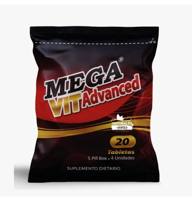 Mega Vit Advanced 20 tabletas - Invima SD2014-0003173 – SexSymbol