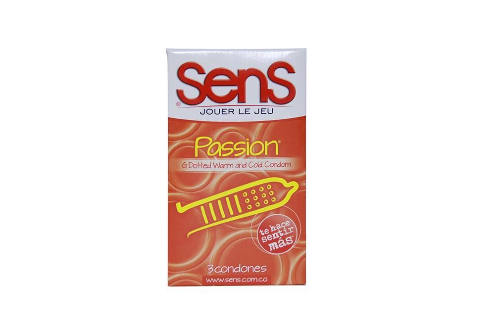 Condones Sens Passion - Frío y calor - Látex - 3 unidades – SexSymbol